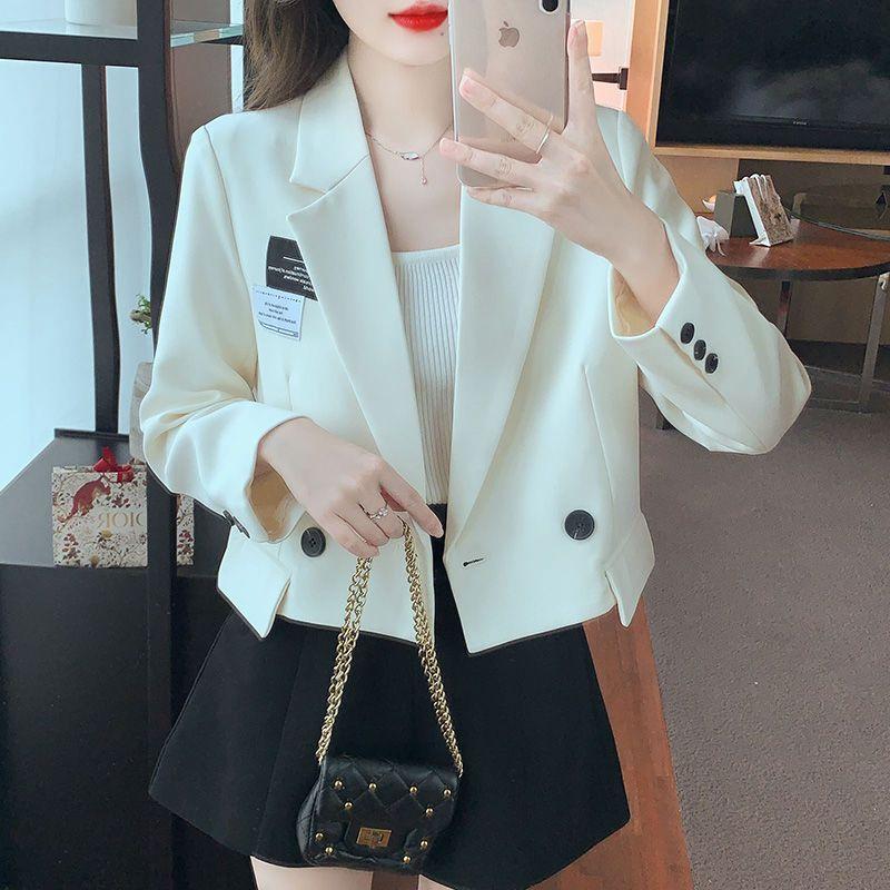 Classic Style Short Suit Coat for Women Autumn 2024 New Western ...