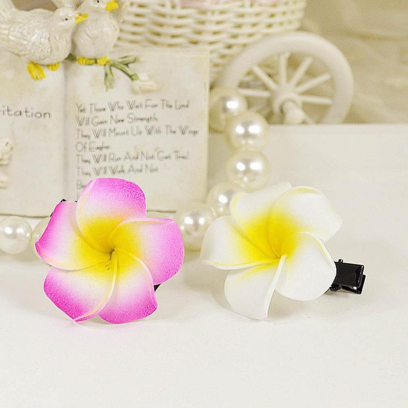 Jepit Rambut, Barret Bunga Telur, Klip Rambut Bunga Plumeria - TikTok ...