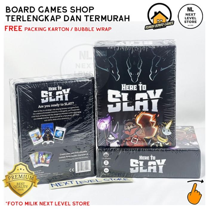Promo Here to Slay Board Games Card Game by Unstable Unicorns Permainan ...