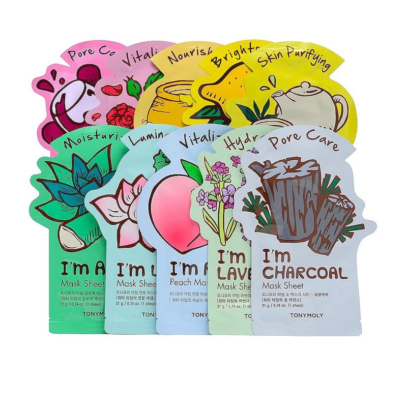 TONY MOLY I'm Real Mask Sheet (Korea) Face Sheet Natural Mask - TikTok ...
