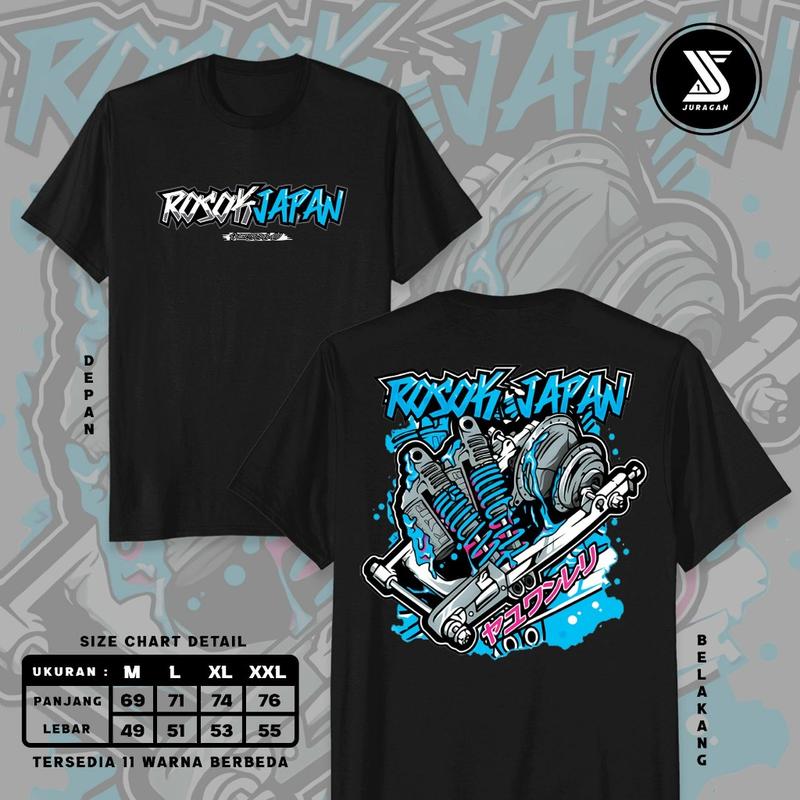 INDOKAOS - KAOS ROSOK JAPAN VOL 5 KAOS OTOMOTIF KAOS CB GL TIGER HEREK ...