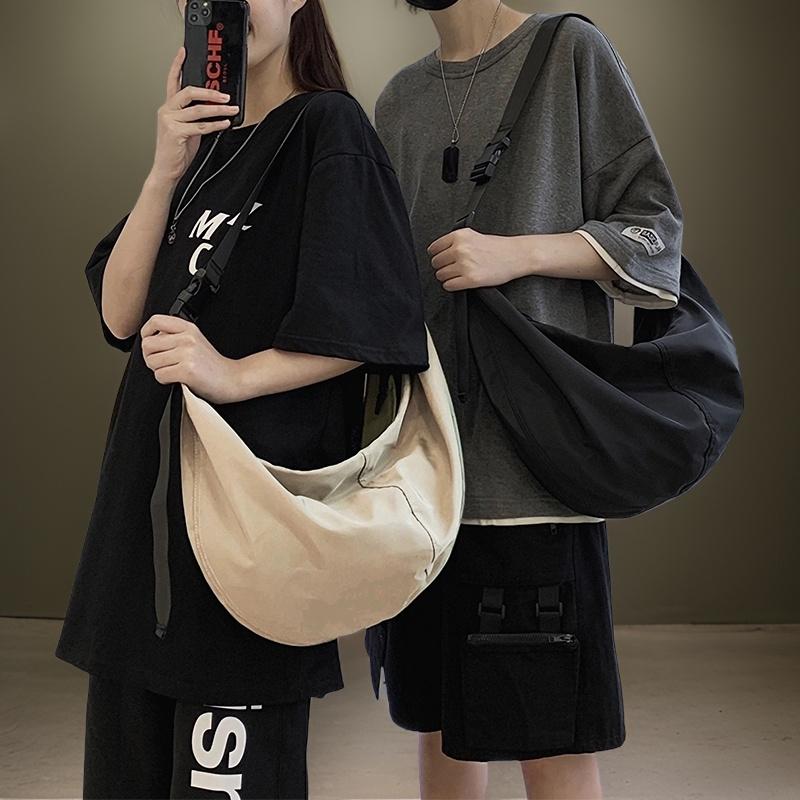 Unisex Large Capacity Sweet Canvas Dumpling Bag Korean Fashion - TikTok ...
