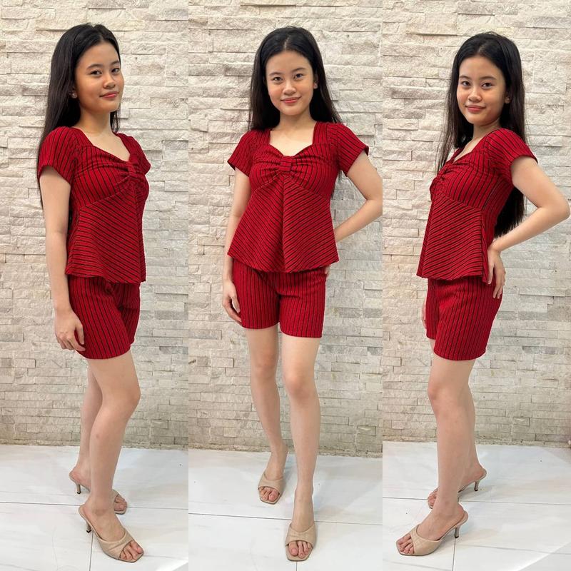 SAM # 0831 PRETEENS BARK CREPE COORDINATES FREESIZE FROM 10-15YRS ...