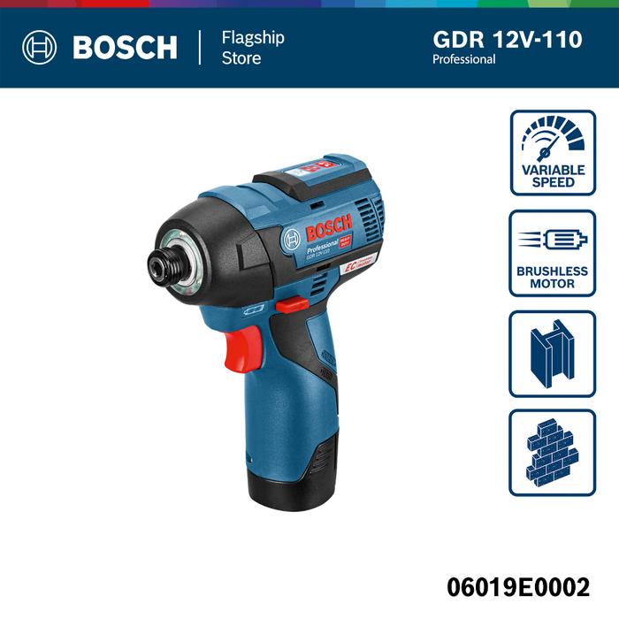 Promo BOSCH Mesin Obeng Baterai Tanpa Kabel GDR 12V-110 (Unit Only ...