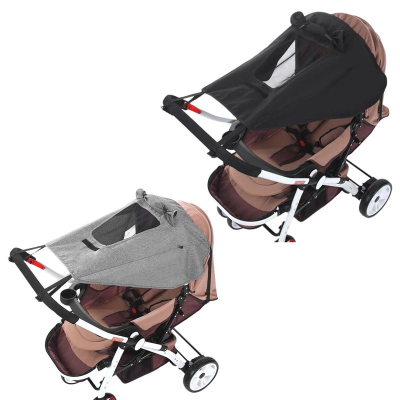 Baby Strollers Sun Shade Pram Protective Cover With Viewing Window For ...