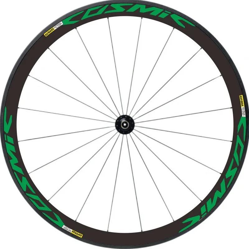 Multicolor Road Bike Wheel Set Stickers Bike Rim Decals Cycling ...
