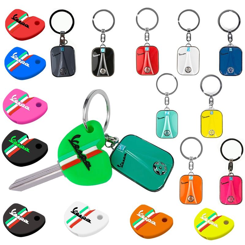 A Set of Vespa Motorcycle key Chain Motorbike Key Holder Cover - TikTok ...