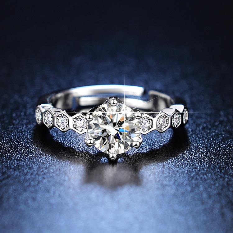Cincin Jalur Perak, Bahan Kristal, Warna Perak, Sesuai untuk - TikTok ...