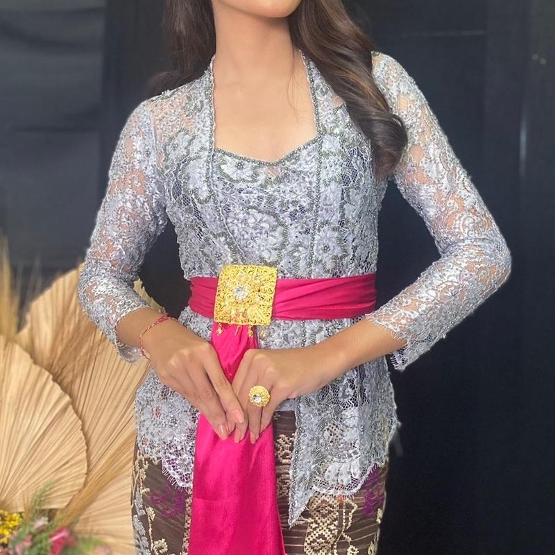 Kebaya metalik mawar full payet - Shop | Tokopedia