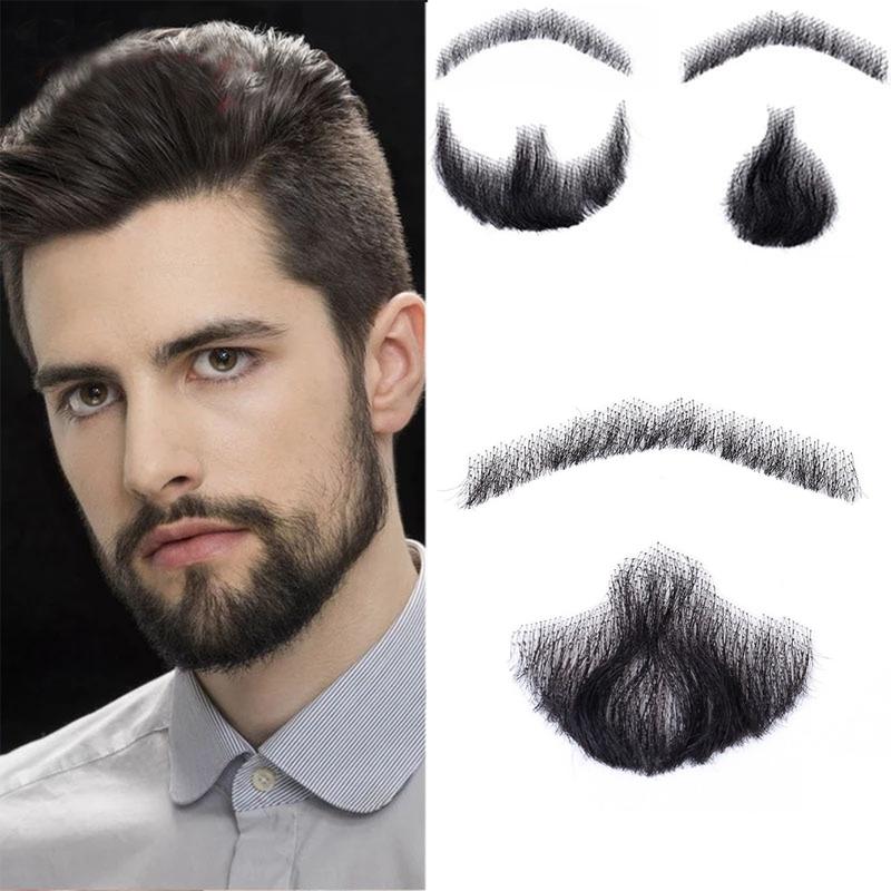 Men'S Fake Beard Self-Adhesive To Prevent Real Beard, Cosmetic - TikTok ...