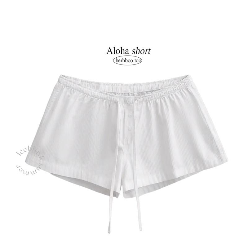ICEBLINK l Aloha short ️ กางเกงผ้าขาสั้น เอวปรับรูดได้ ทรงสวย - TikTok ...