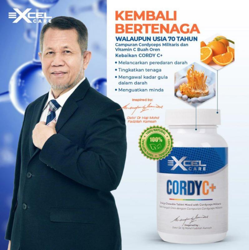 Cordy C+ Excel Care Cordyceps ) MILITARUS + VITAMIN C Orange - TikTok ...