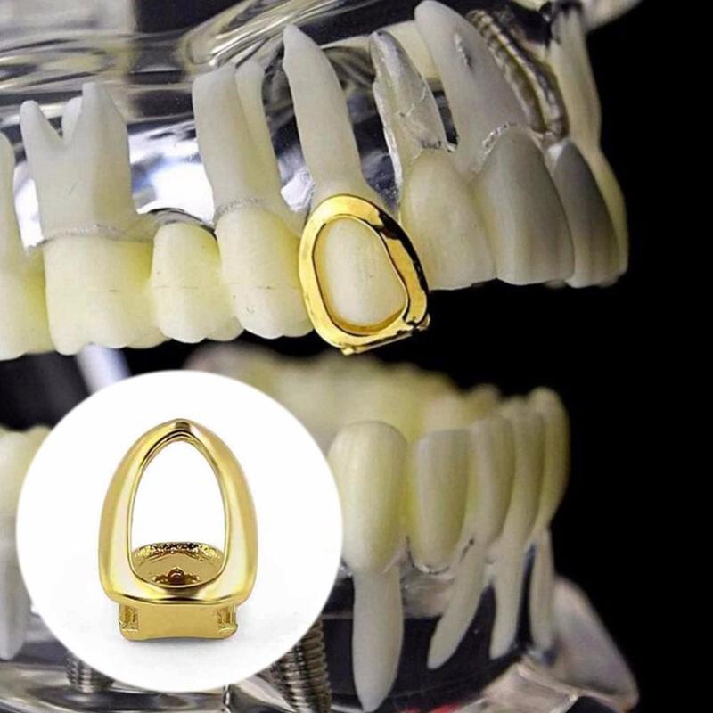 usnew 2Pcs Personality Top Bottom Dental Hip Hop Rapper Hollow - TikTok ...