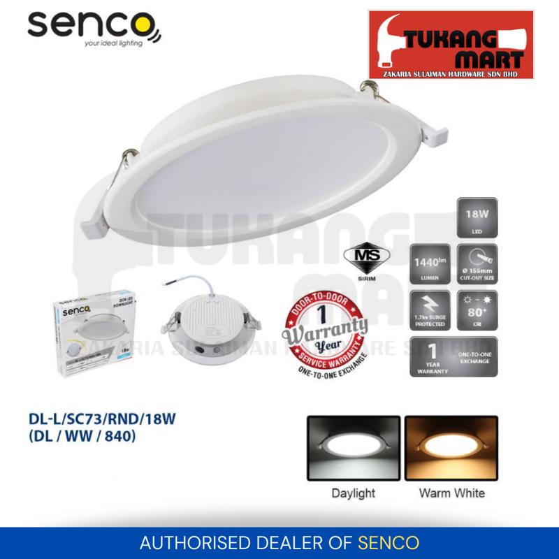 SENCO 6" ROUND LED Panel Light 18W (MODELDL-L/SC73/RND/18W) - TikTok ...
