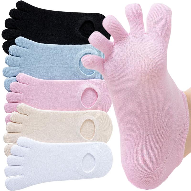 【Hot Selling】Summer Invisible Toe Socks Woman Girl Cotton Thin - TikTok ...