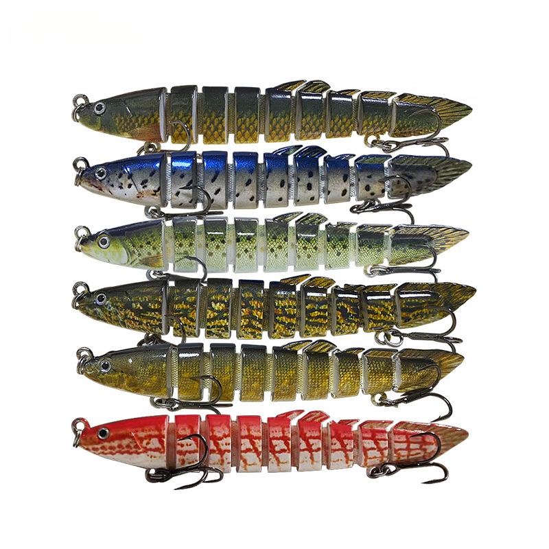 Fishing Lures Multi Jointed Fish Fishing Kits Slow Sinking Lifelike ...