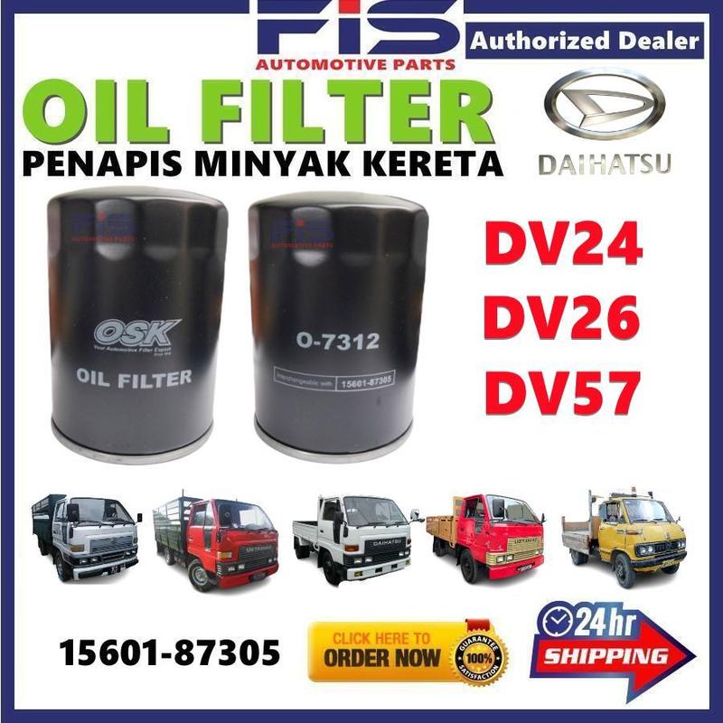 FIS Penapis Minyak Hitam Kereta Oil Filter Daihatsu DV26 DV2 - TikTok ...
