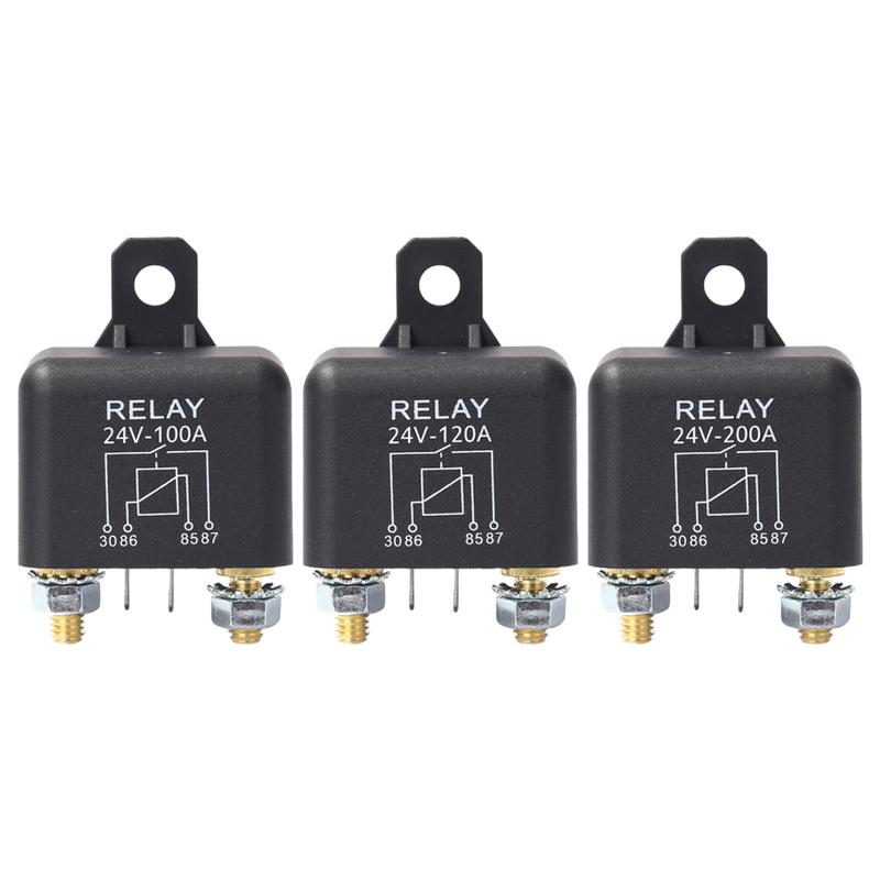 24V 100A/120A/200A Automotive Modular Relay 2.4W 4 Pin Car Relay ...
