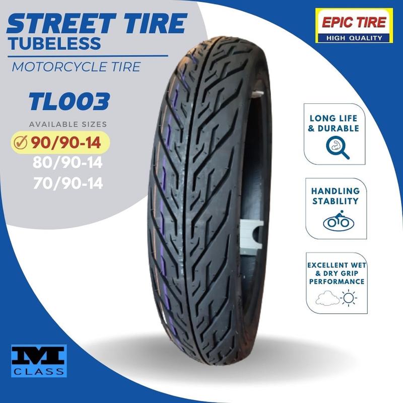 R14 TL003 SCOOTER TUBELESS TIRES FOR MIO, CLICK, BEAT - EPIC - TikTok ...