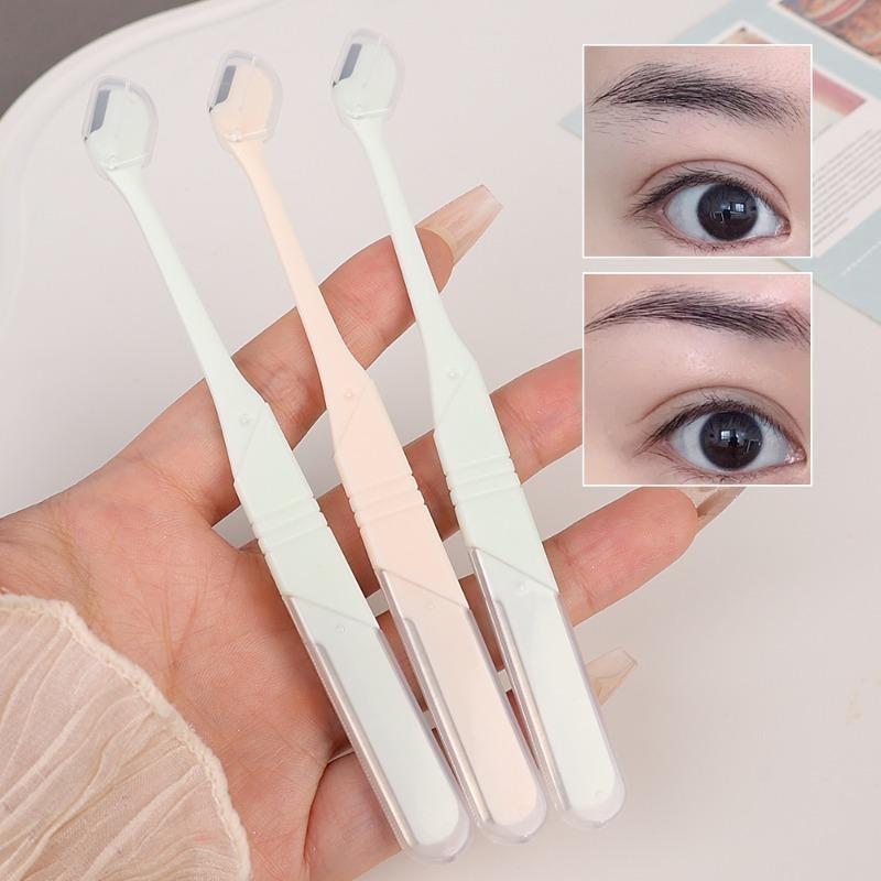 3Pcs/Set Double-head Safe Eyebrow Trimmer Anti-Scratch Razor - TikTok ...