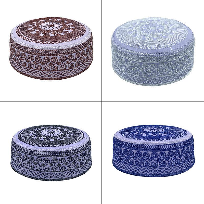Muslim Men Prayer Caps Cotton Embroidery Leisure Saudi Arabi - TikTok ...