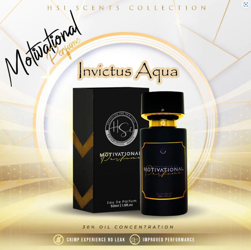 50ML Invictus Aqua Motivational Perfume for Men by HSI Scent - TikTok ...