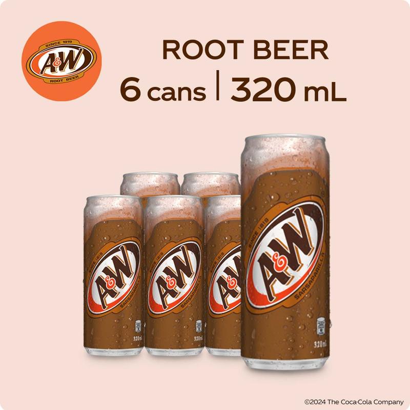 A&W Root Beer 320ml - Pack of 6 - TikTok Shop Philippines