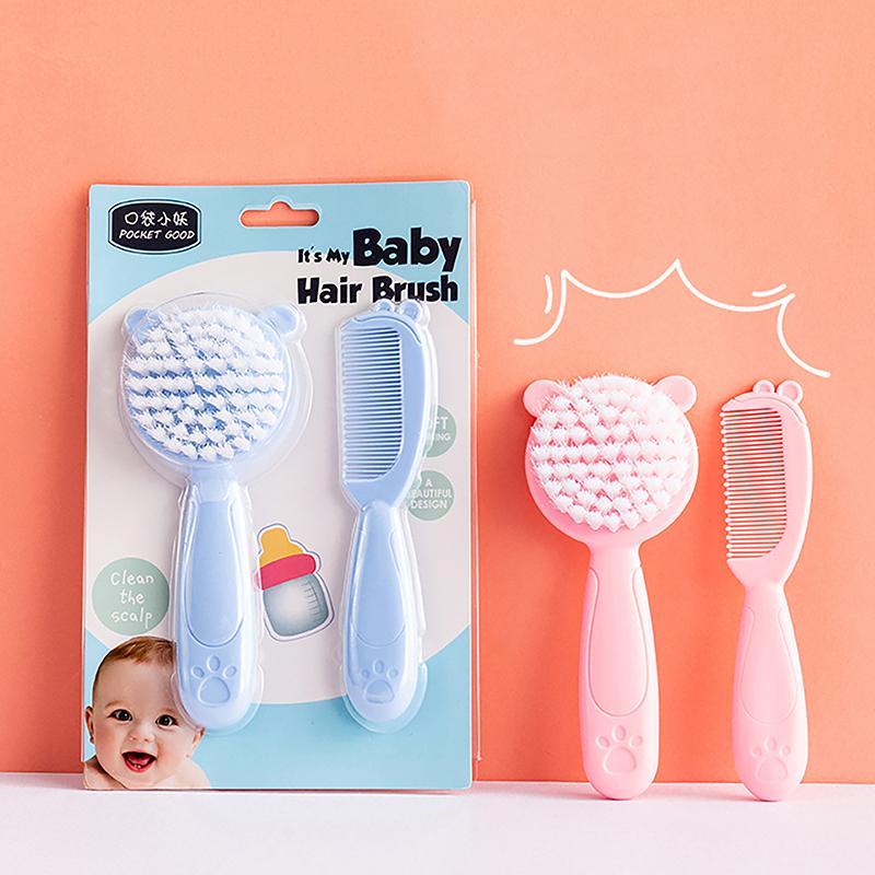 Set Sikat Berus Rambut Bayi 2Pcs Mudah Alih Sesuai Untuk Bay - TikTok ...