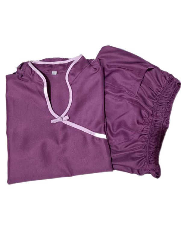 Chinese Collar with Pipping Pitch twill Fabric Scrubsuit uniform ...