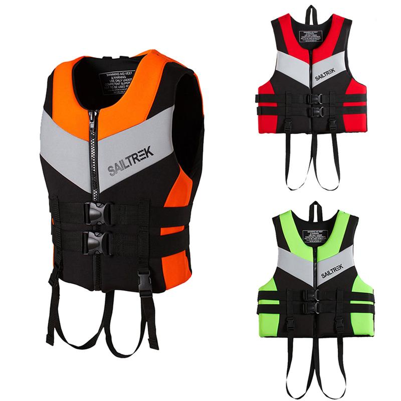Neoprene Life Jacket for Adults, Safety Vest, Water Sports, Fishing ...