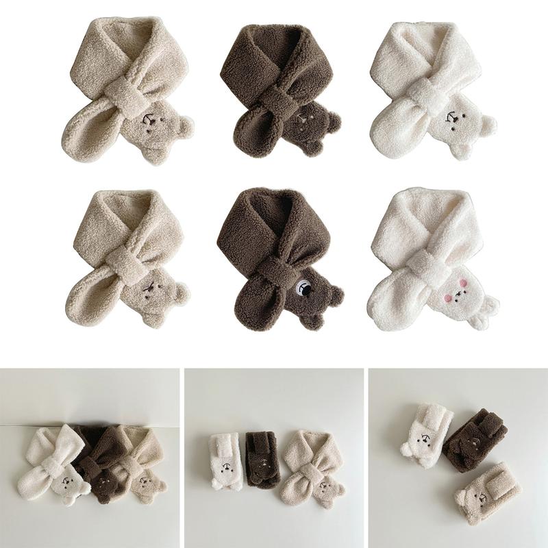 2T+ Children's Long Muffler with Adorable Bear Design, Cartoon - TikTok ...