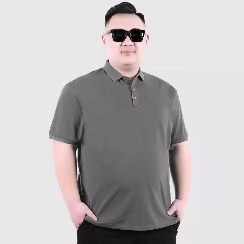 XS-6XL Fat Man Fashion Basic Polo Shirt Men Plus Size Top Simple ...