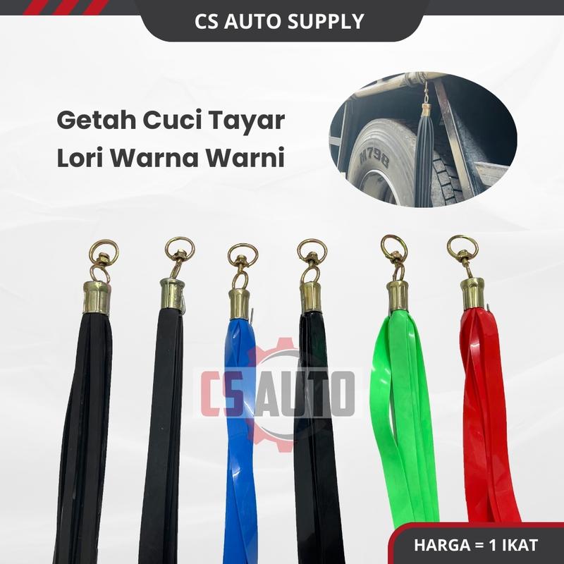CS 1pc Seikat Getah Viral Warna Warni Getah Cuci Tayar Cermin - TikTok ...