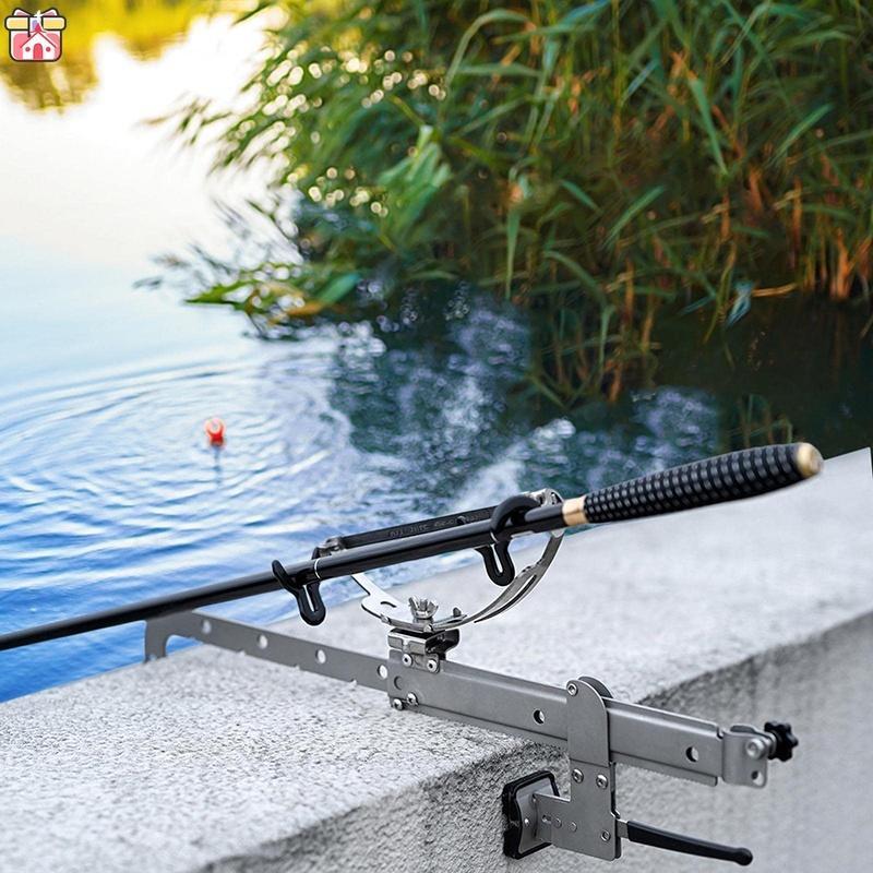 Rod Holder For Fishing Rod Rail Mounting Telescopic Design Easy ...
