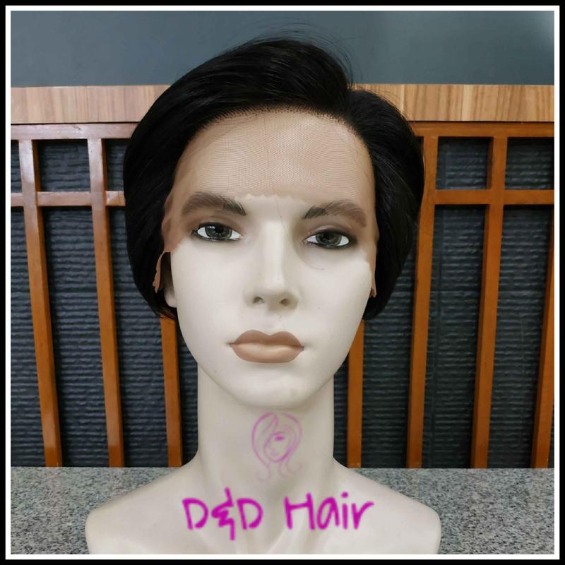 Wig Pria - Front Lace Wig - D&D16001 - Black - Wig Korea - Shop | Tokopedia