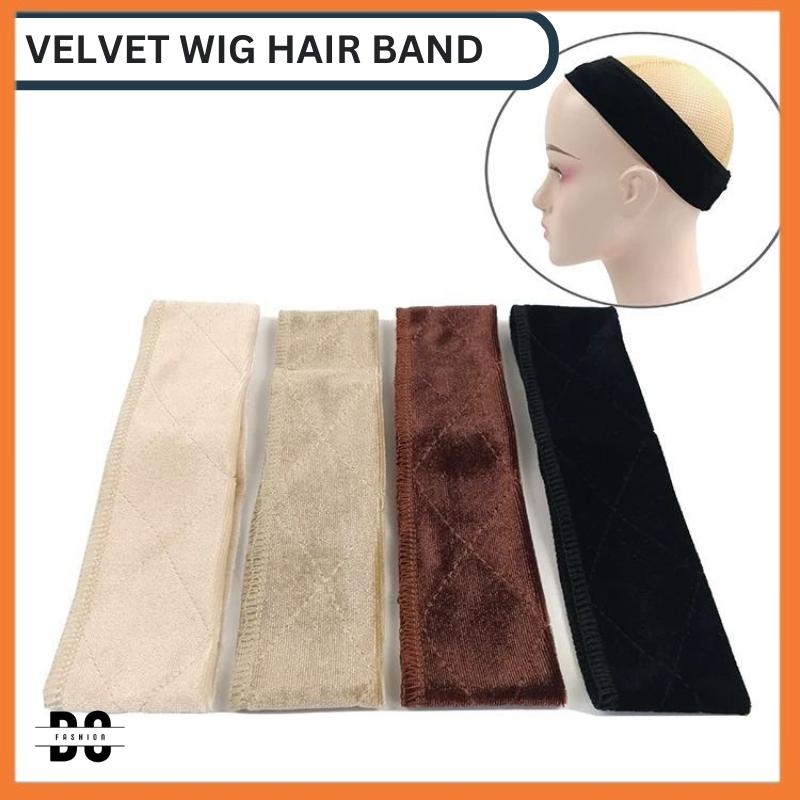 Velvet Wig Elastic Hair Band Fixed Wig Grip Band Adjustable - TikTok ...