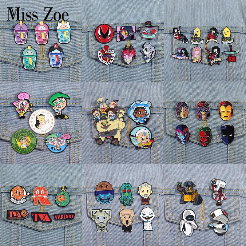 Cartoon Anime Characters Enamel Pins Custom Cute Little Monk - TikTok Shop