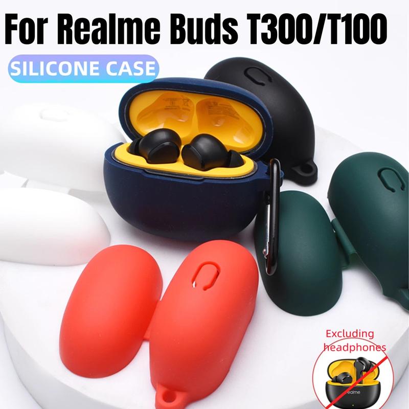 Silicone Protective Cover For Realme Buds T300 Earphone Case - TikTok ...