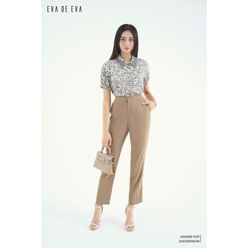 Quần dài nữ ống đứng Eva de Eva 24SQDE063N - TikTok Shop Vietnam