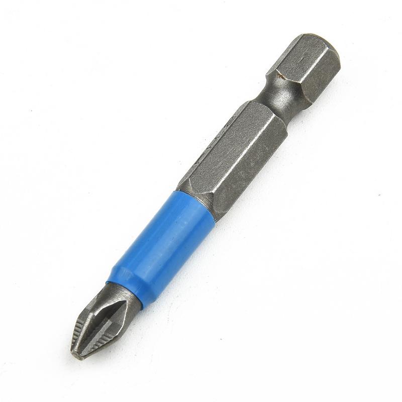💯Magnetic Electric Drill Non-Slip Screwdriver Bit Head PH2 Cross ...