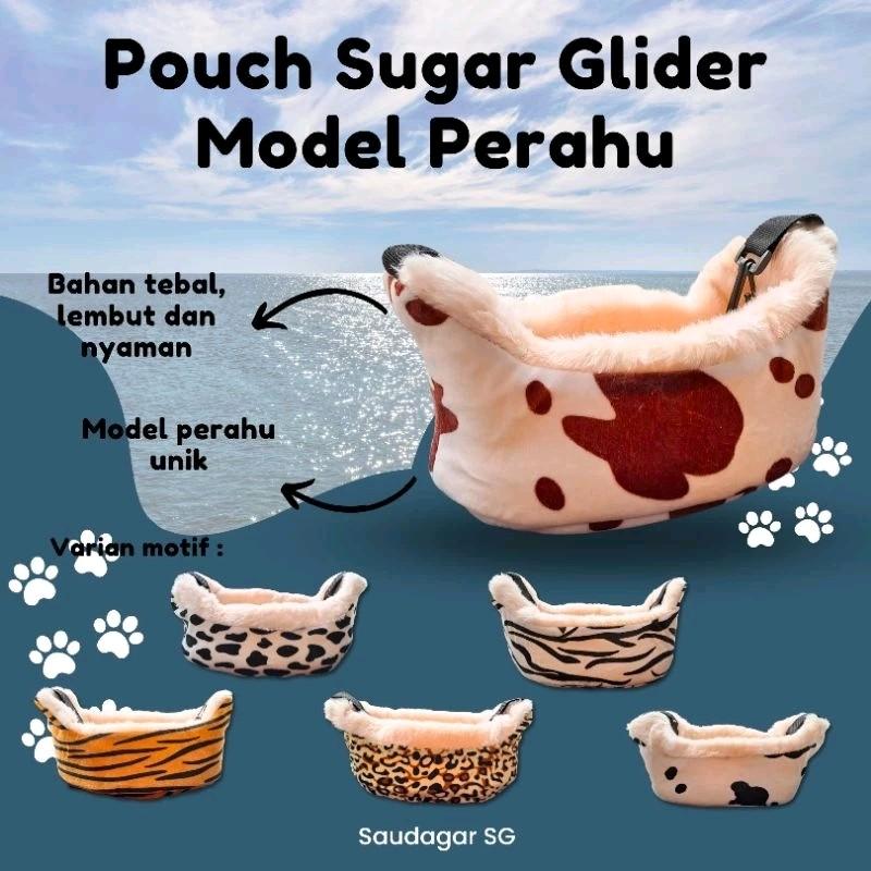 SLEEPING POUCH SUGAR GLIDER MODEL PERAHU/TEMPAT TIDUR SUGAR GLIDER ...