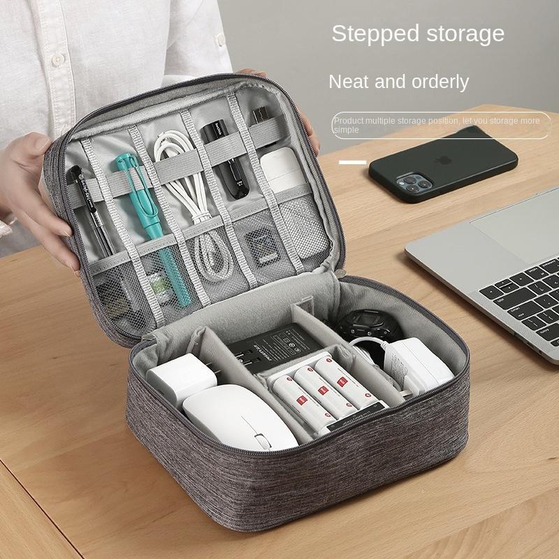 Cationic Data Cable Charger Storage Bag Portable Waterproof Mobile ...