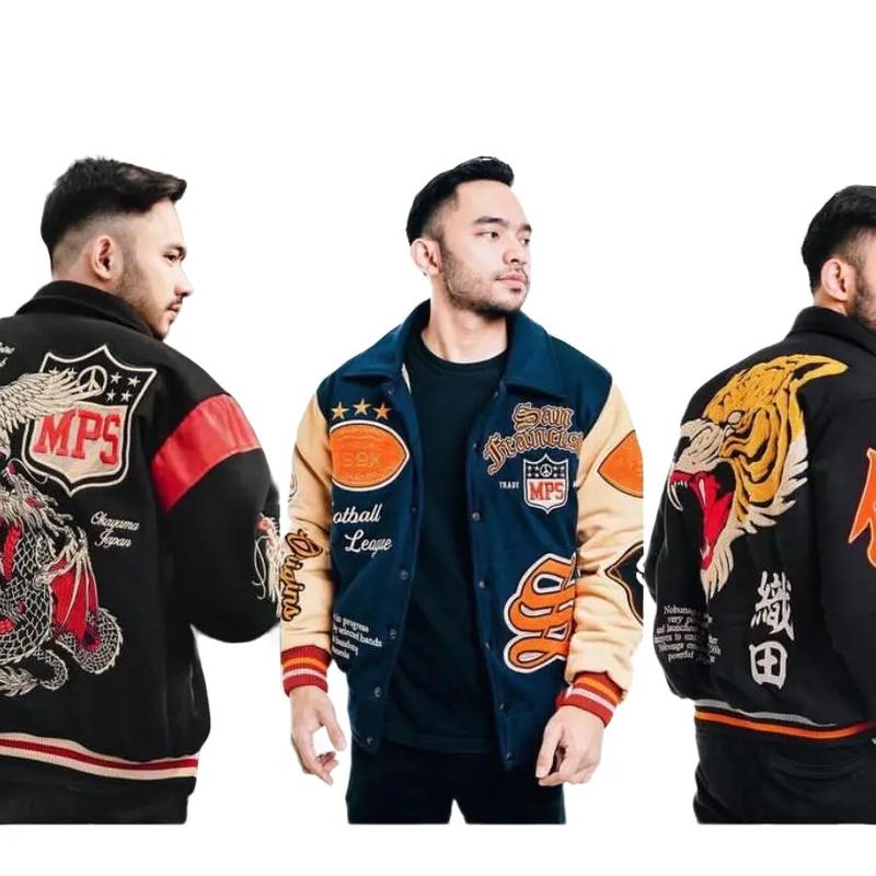 Jaket Baseball Varsity Jaket Premium Bahan Fleece Full Sablo - Shop ...