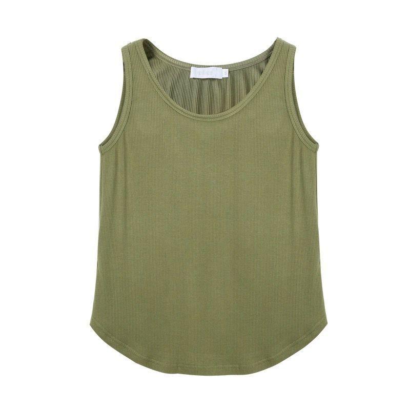 2024 new large size fat mm loose bottoming vest senior sense sleeveless ...