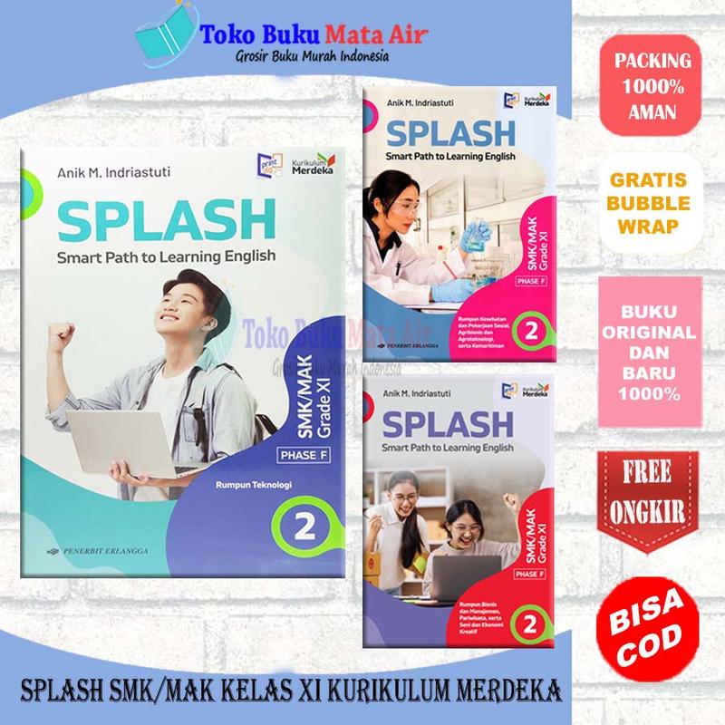 SPLASH ENGLISH SMK/MAK KELAS XI KURIKULUM MERDEKA - ERLANGGA - Shop ...