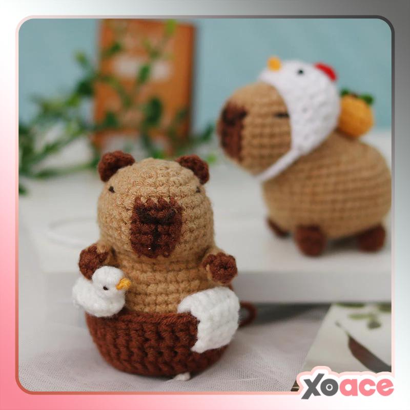 DIY Kit Crochet Amigurumi Rajut Boneka Capybara Kerajinan Tangan - Shop ...