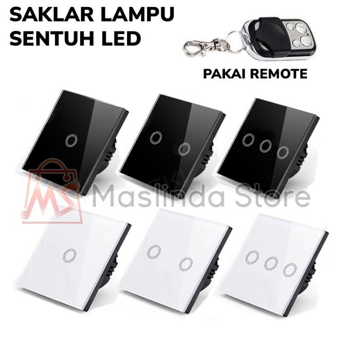 Saklar Lampu Layar Sentuh Smart Touch Panel Kaca LED With Remote - Shop ...
