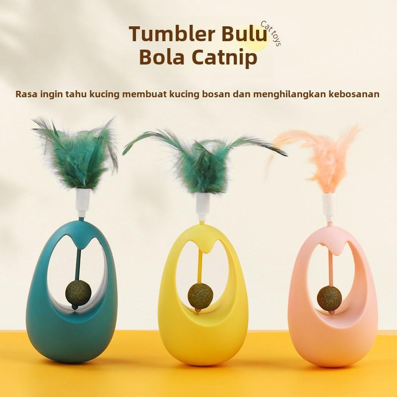 Mainan Catnip dengan Bulu, Mainan Penggoda Pergerakan, untuk - TikTok ...