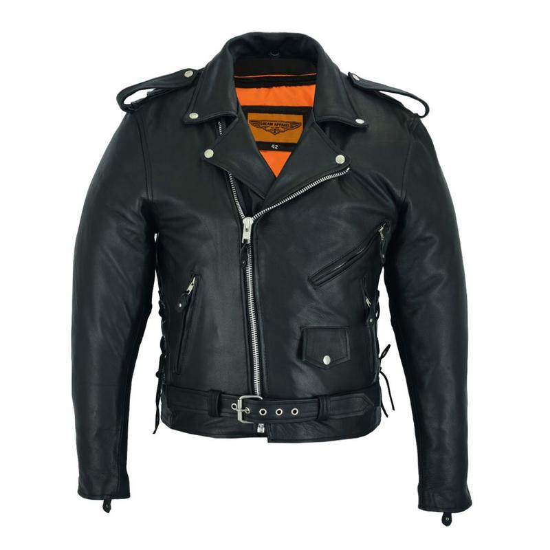 Genuine Leather Men‘s Jacket Motorcycle Jackets Zip-Up Biker - TikTok Shop