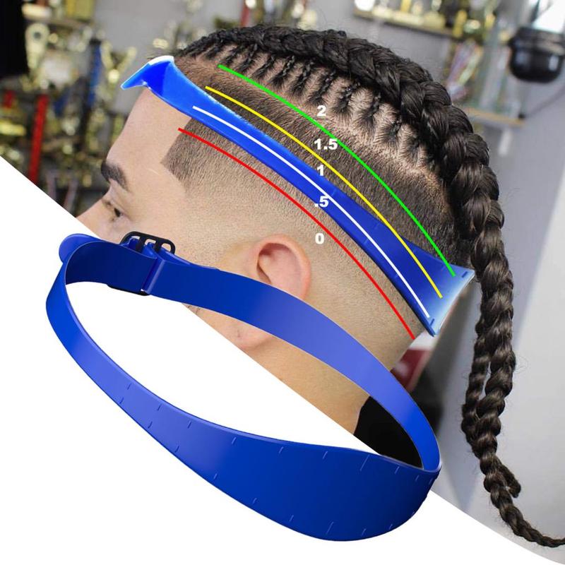 DAH Hair Cutting Guide Scale Ruler Unisex Hair Shaving Template ...